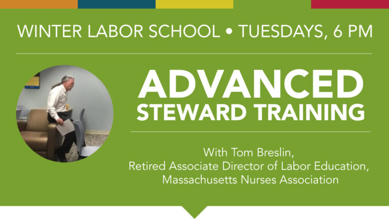 Advanced Steward Training - Labor Guild